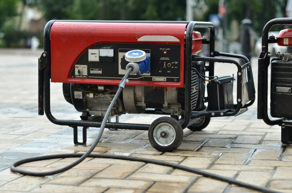 electric generator on city street | Purofirst of Metropolitan Washington